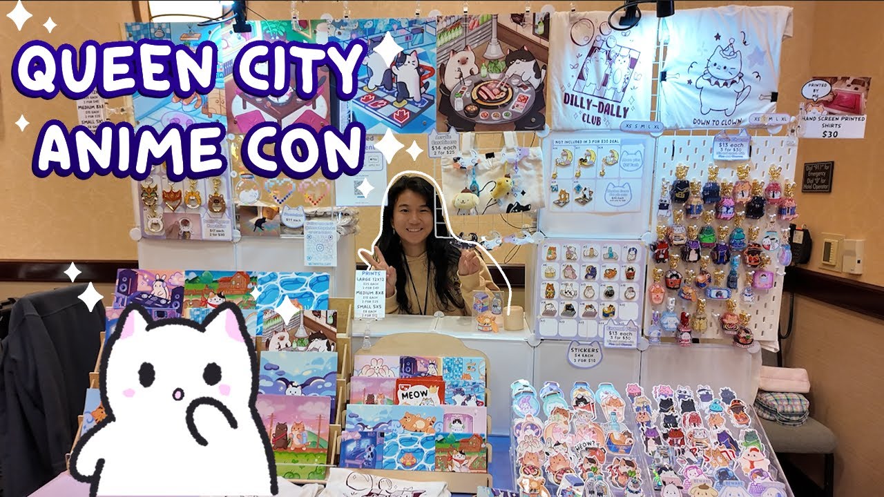 New Venue, New Dates? Queen City Anime Con 2025 Artist Alley Vlog - YouTube