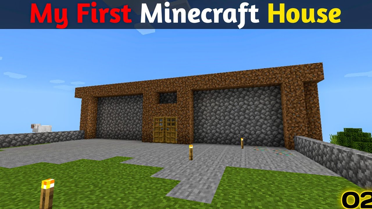My First Minecraft House complete 💯 Minecraft Survival 02 - YouTube