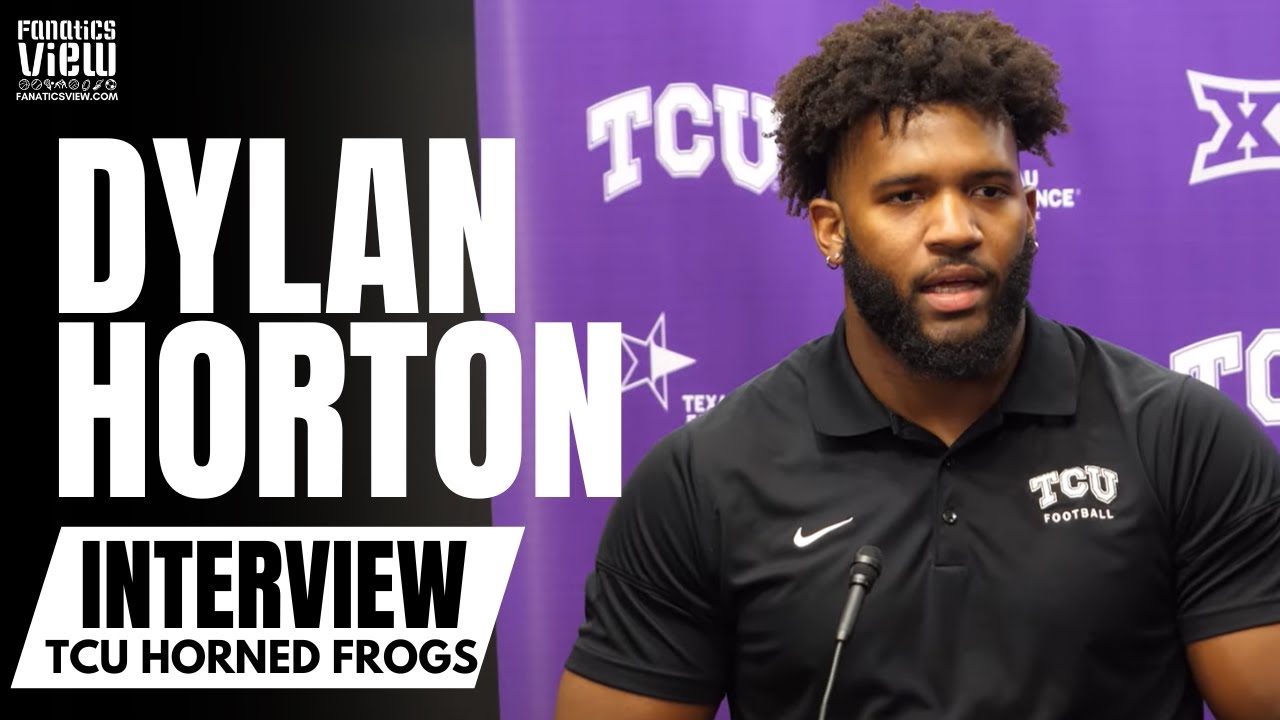 TCU's Dylan Horton talks 4 Sacks vs. Michigan, National Championship ...