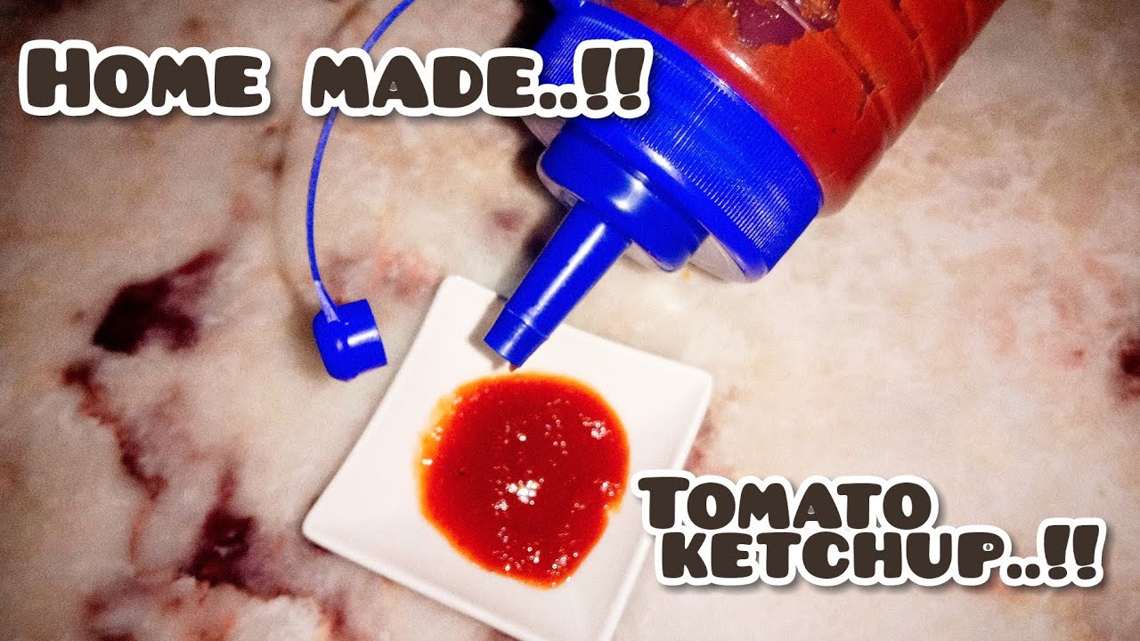 Tomato Ketchup Recipe | how to make home made ketchup | Tomato sauce ...