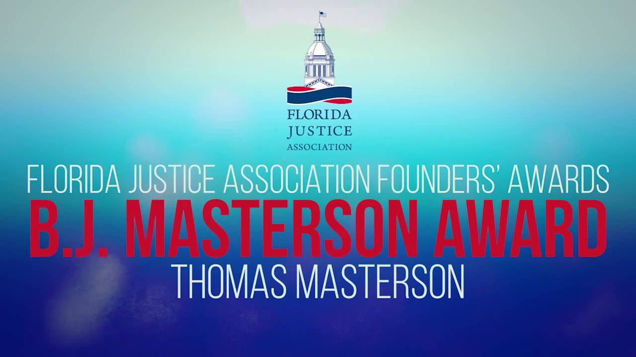 Tom Masterson - Recipient of the 2016 BJ Masterson Award - YouTube