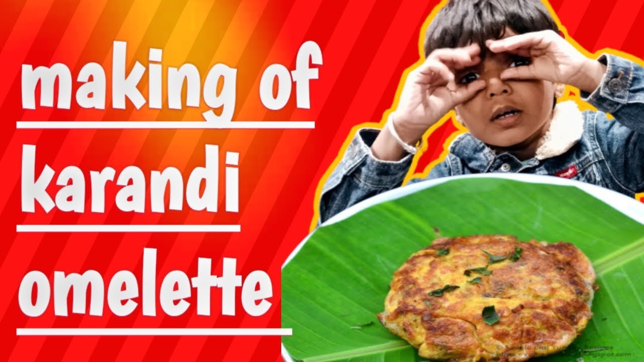 Karandi omelette make with in 2 minutes - YouTube