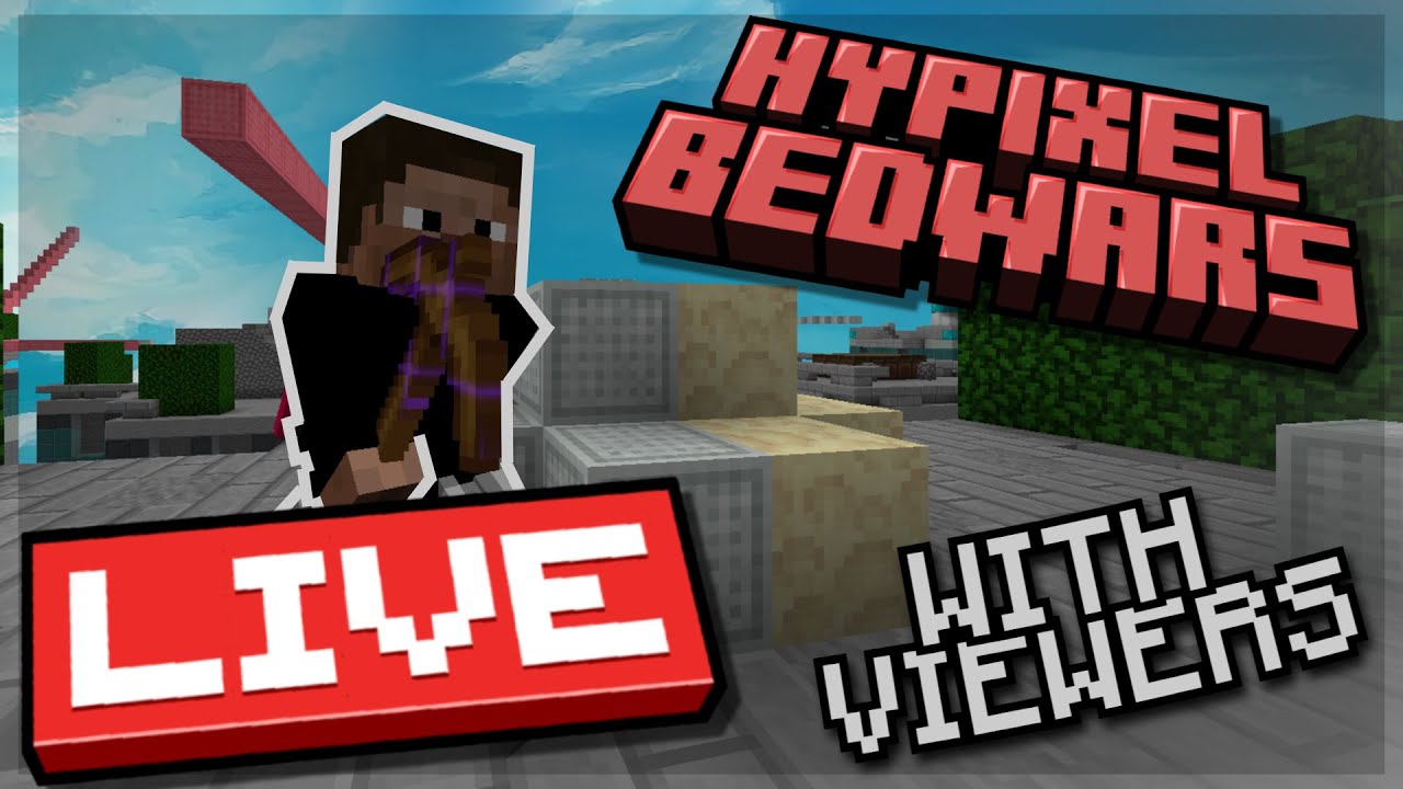 Hypixel Bedwars LIVE (Trying to reach 1k) - YouTube