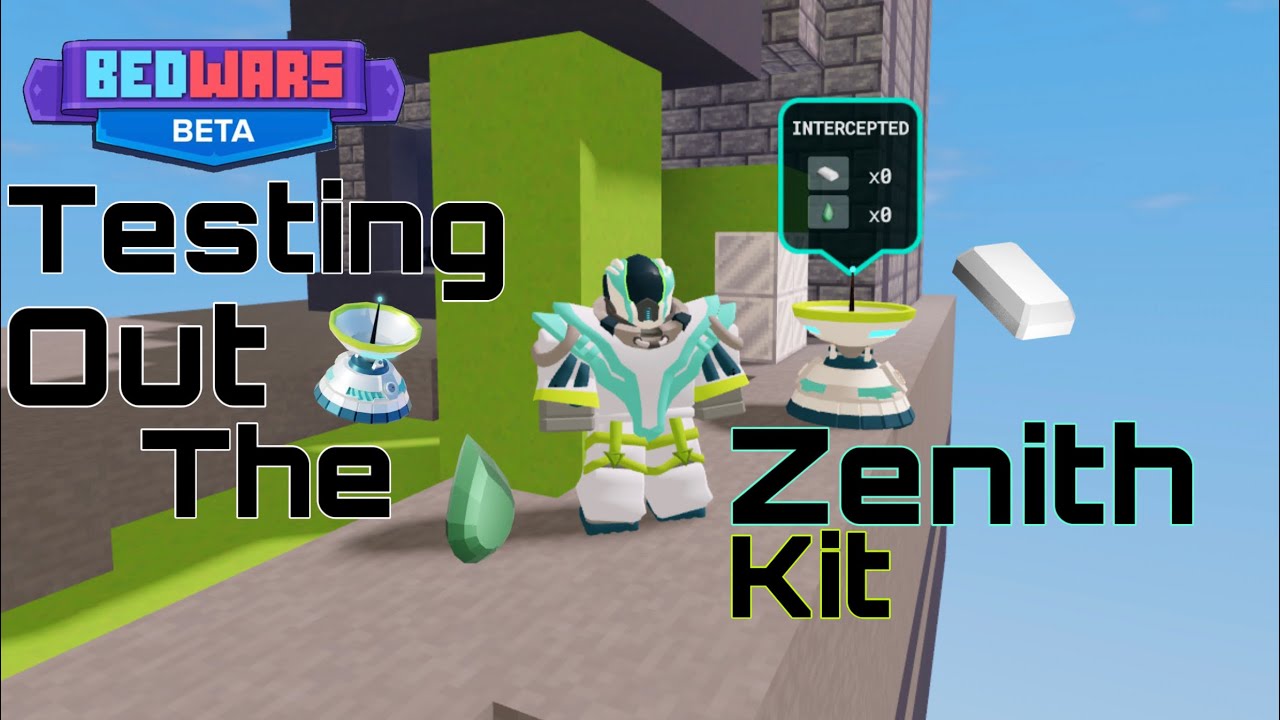 Testing Out The New Zenith Kit 📡🛰 | Roblox Bedwars - YouTube