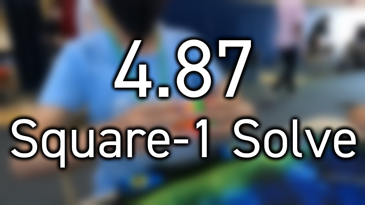 4.87 Official Square-1 Solve | Long Beach Spring 2022 - YouTube