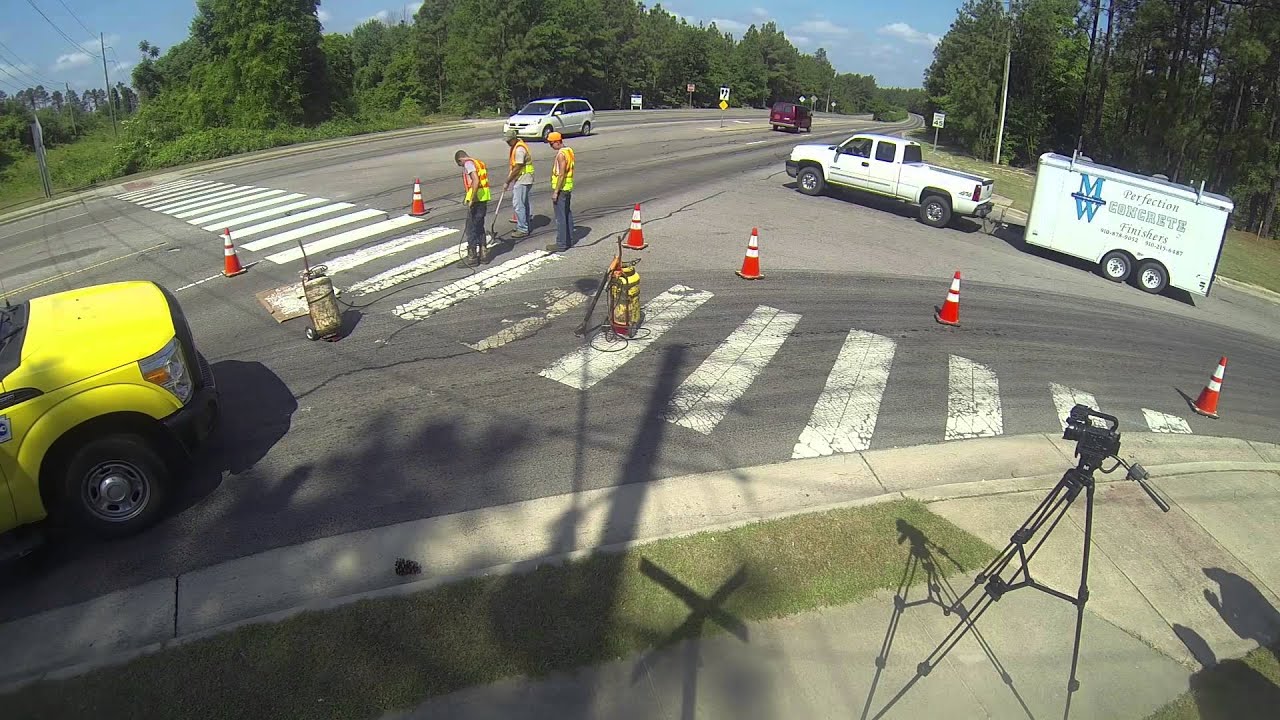 PreMark® Crosswalk Timelapse - YouTube