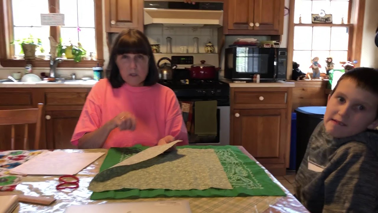 How to make a bandana face mask - YouTube