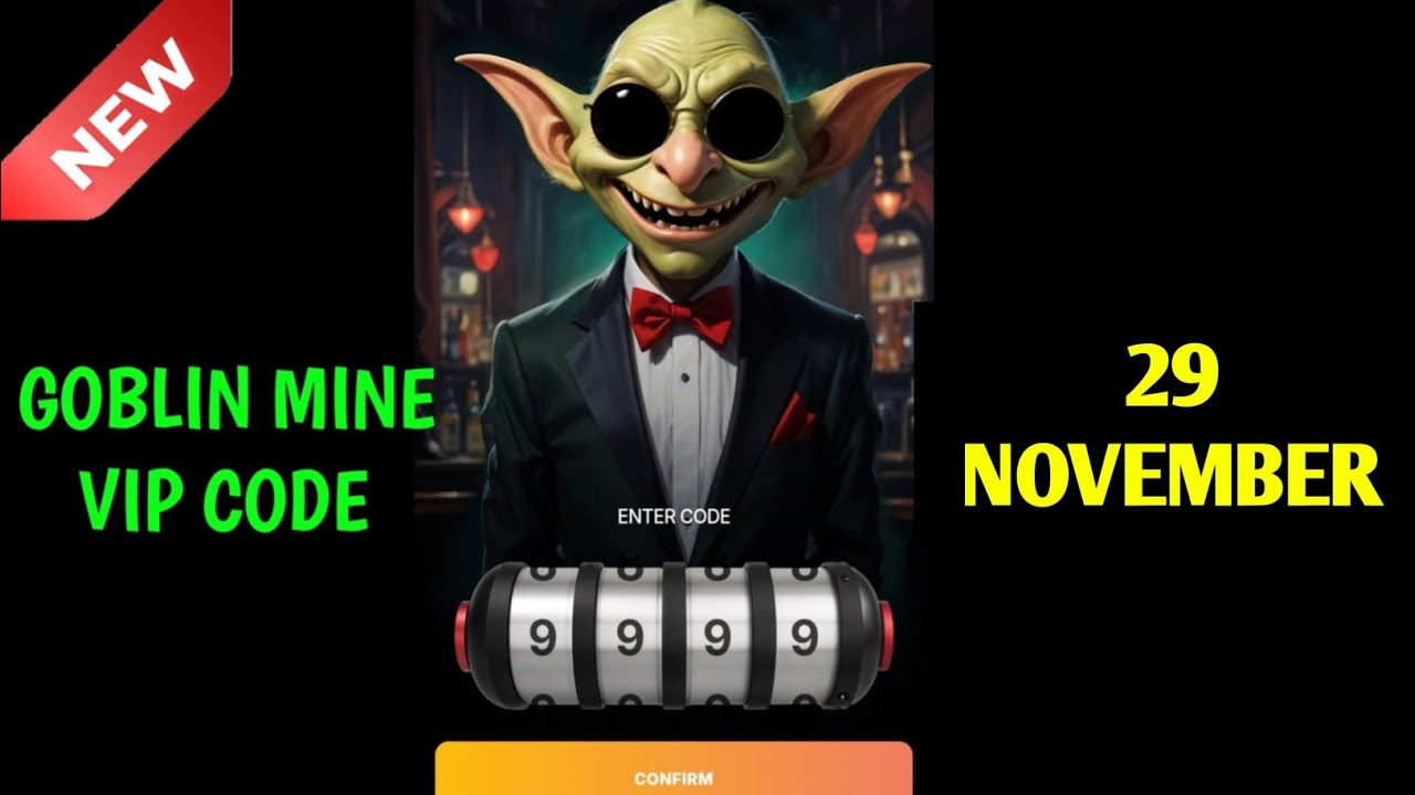 29 November Goblin Mine Game Code | Goblin Mine Game VIP Code | Goblin ...