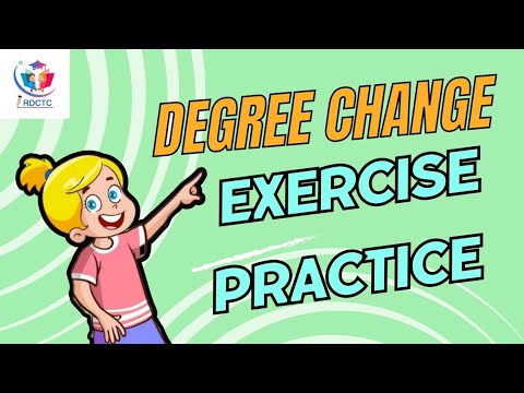 Degree of comparison | Degree change exercise practice - YouTube