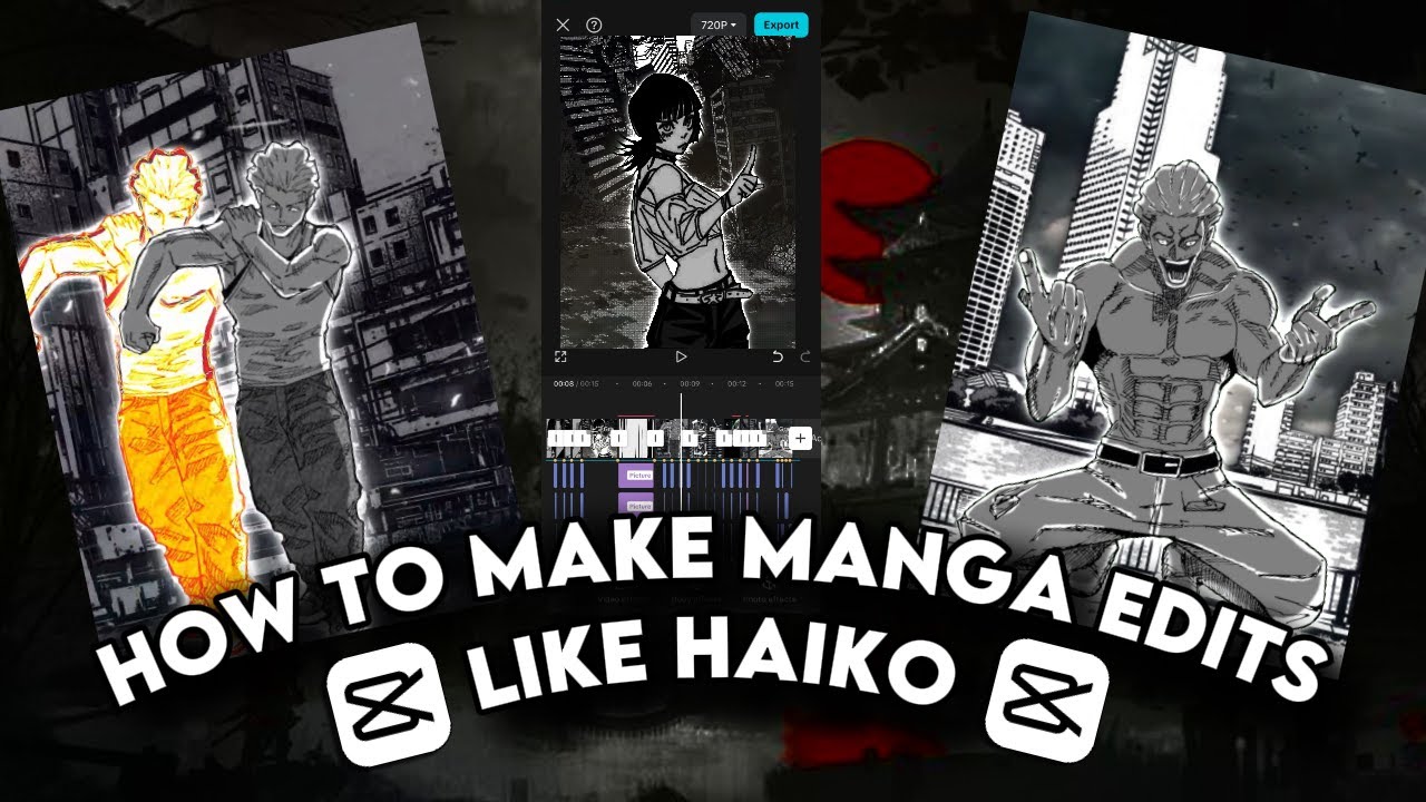 How to make Manga Edit | like Mystic haiko Tutorial in capcut | Hakari JJK Manga Edit #mangaedit ...