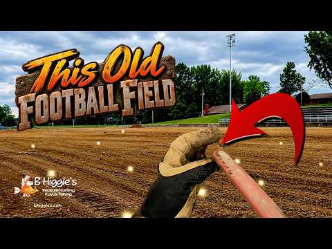 Instantly Surprised Metal Detecting Old Football Field Tearout