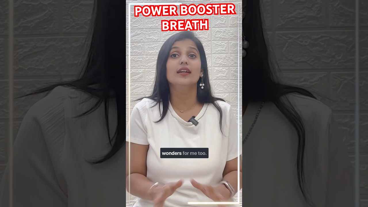 Powerful simple quick breath work | Boost your Power | #druglesstherapy ...