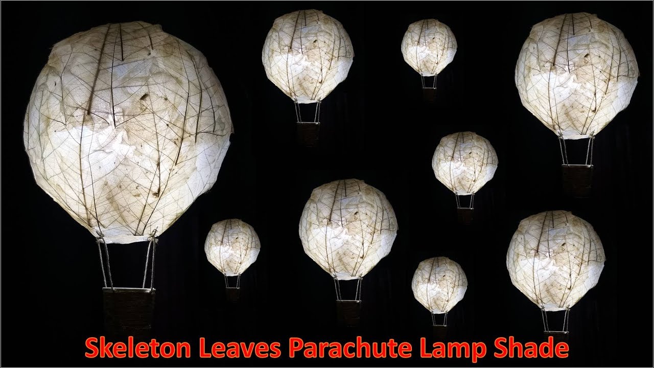 Art Attack | DIY-How to make Skeleton Leaves Parachute Balloon Lamp ...
