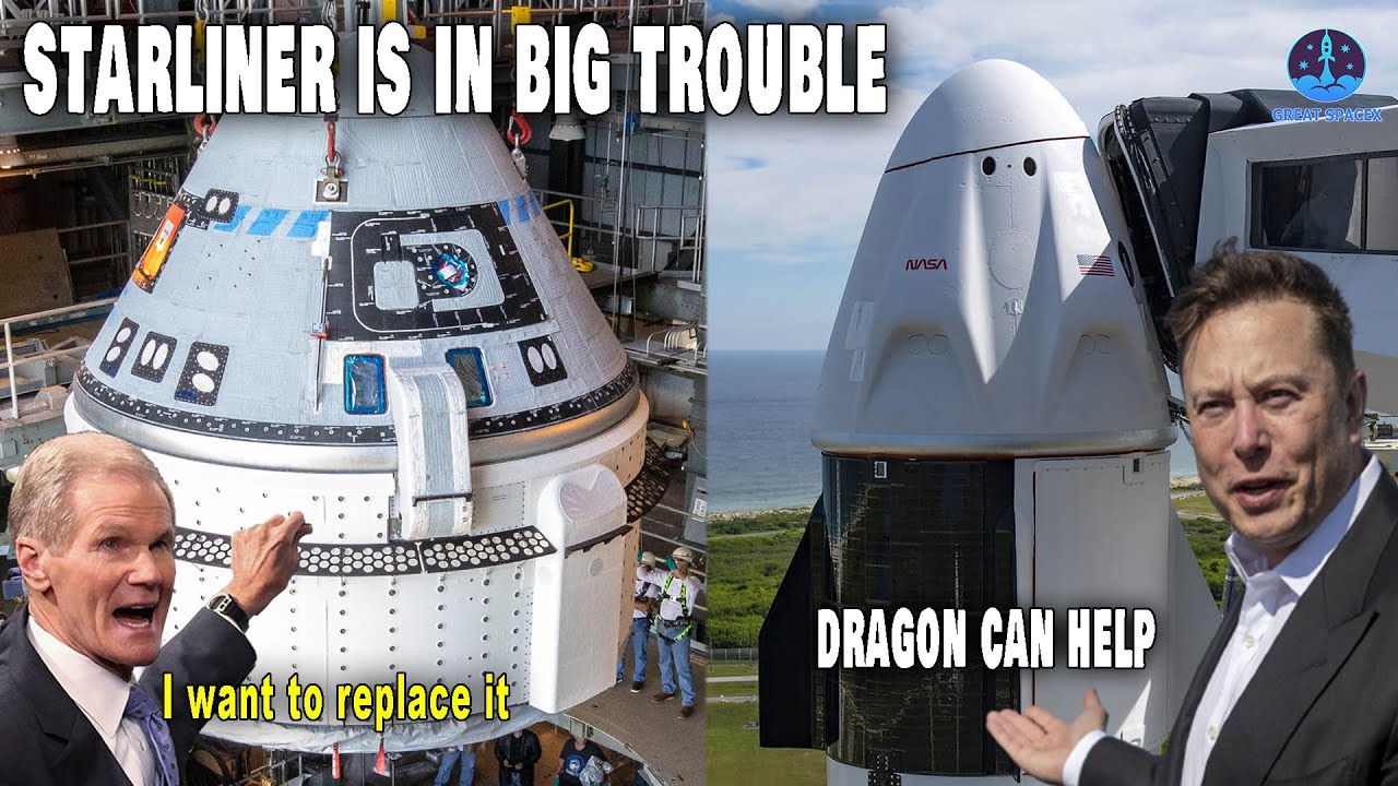 NASA finally realized the Starliner is a DISASTER, CAN'T fly...No way ...