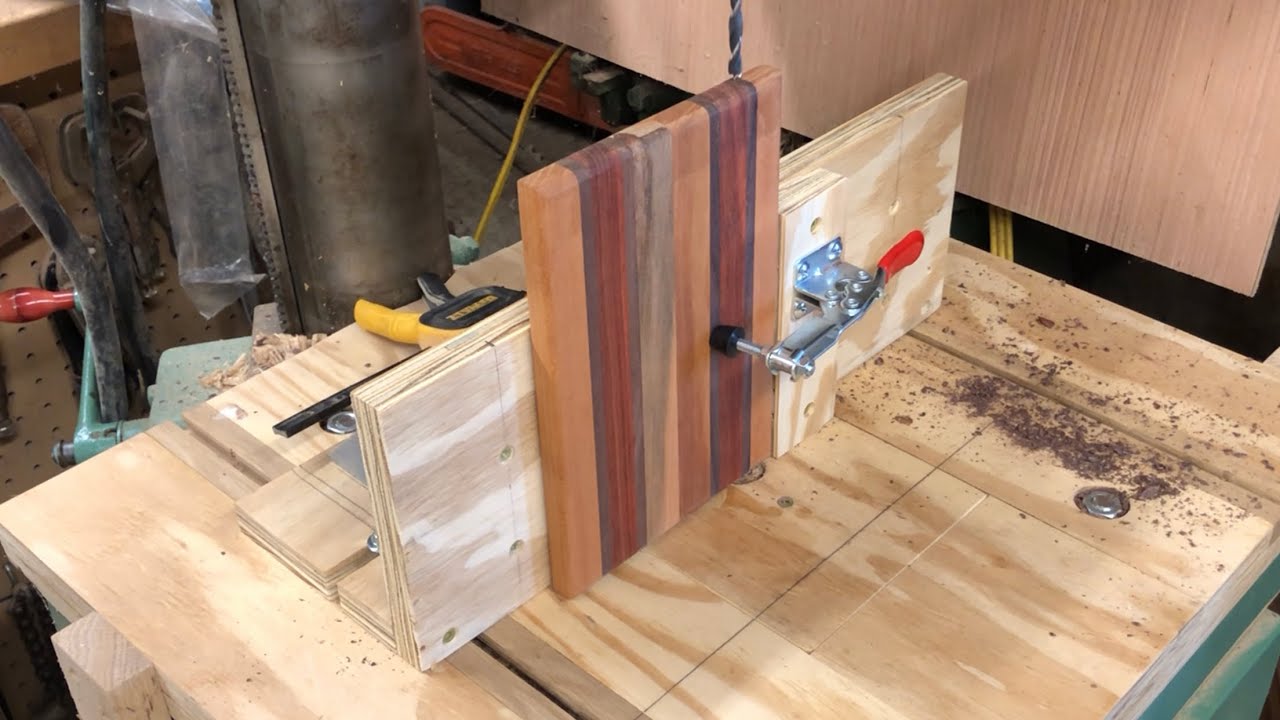 Vertical Drilling Jig For The Drill Press - YouTube