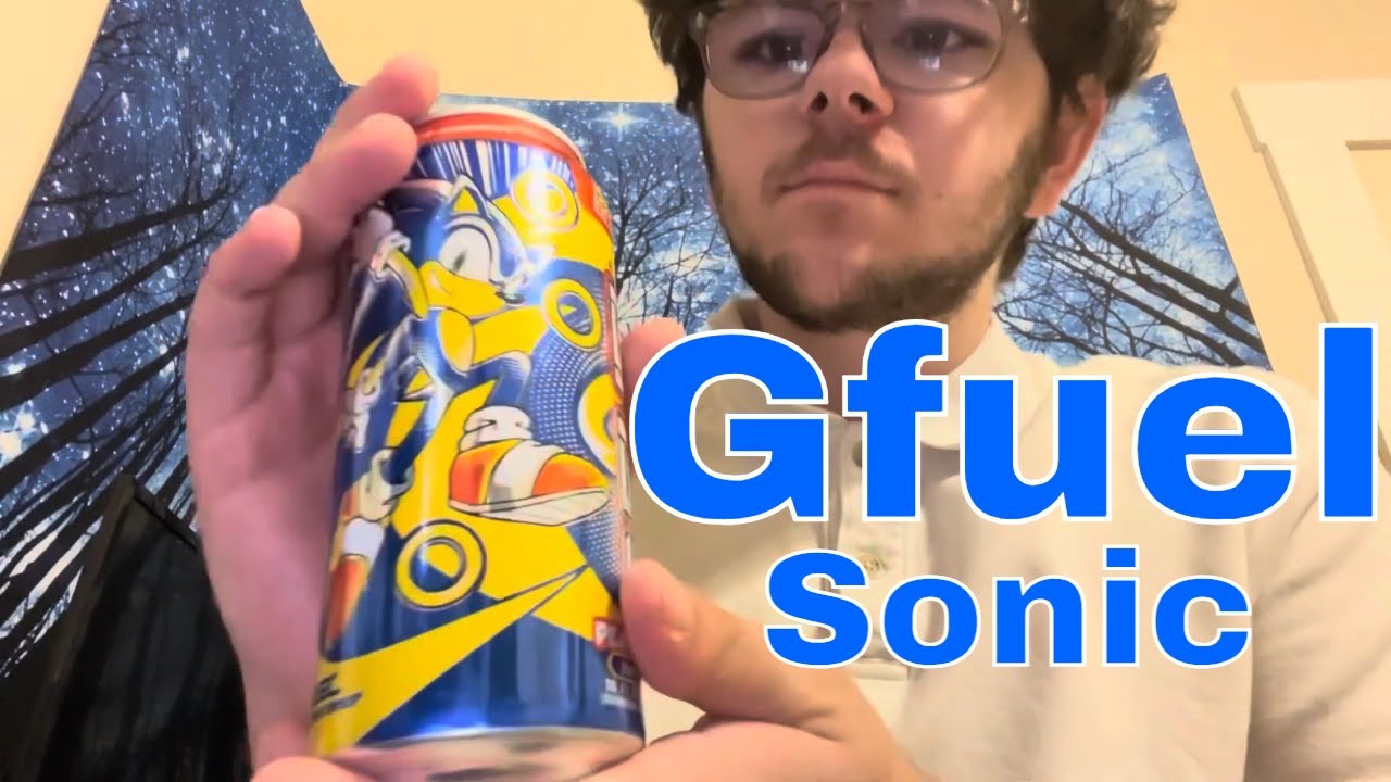 Sonic The Hedgehog Limited Edition Gfuel Peach Ring Flavor - YouTube