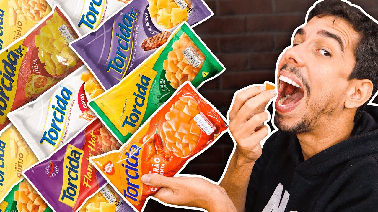 Qual é o Melhor Sabor de Torcida? Experimentamos Todos - YouTube