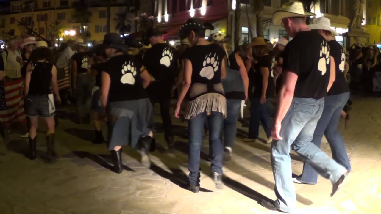 wave on wave line dance - YouTube