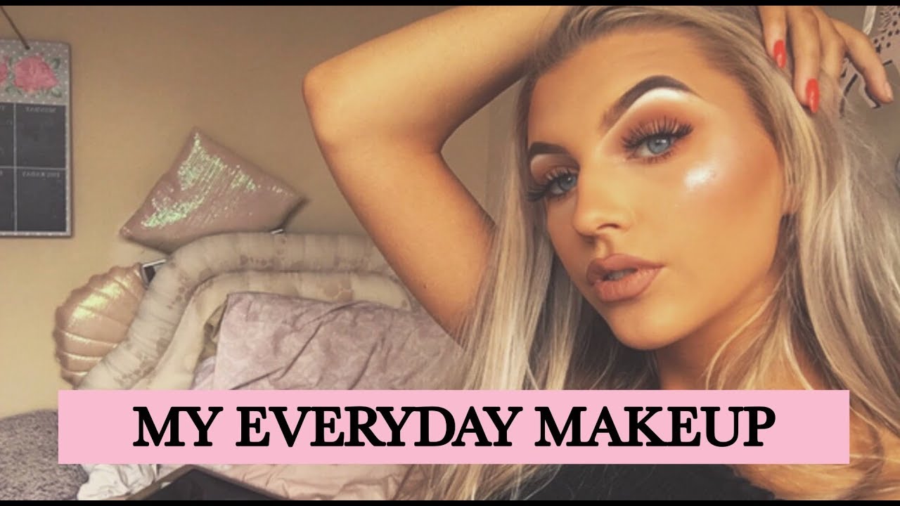 MY EVERYDAY MAKEUP ROUTINE | MEGAN HOLDING - YouTube