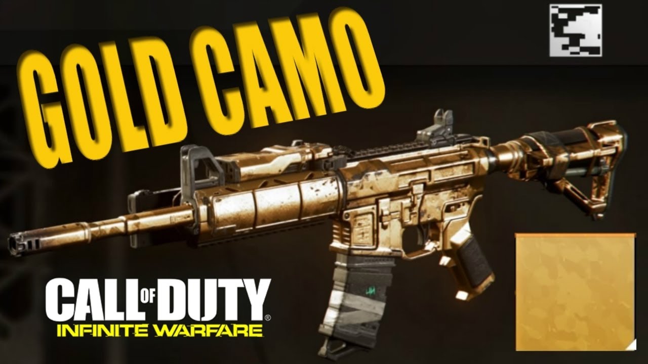 MY FIRST GOLD CAMO ON Call of Duty®: Infinite Warfare!!!!!!! - YouTube