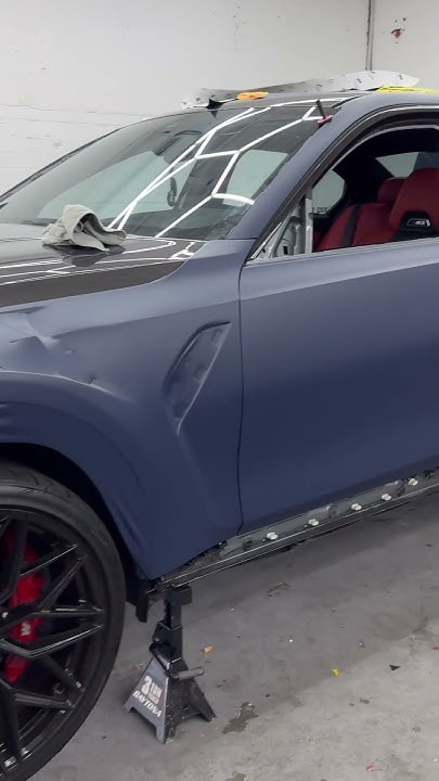BMW M3 G80 change color to Indigo blue from 3M - YouTube