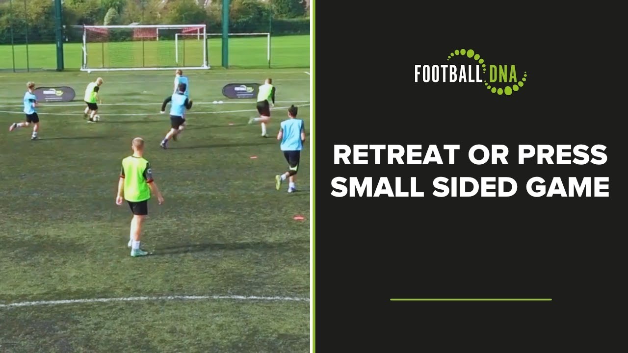 Retreat or Press ⚽ Football Practice - YouTube
