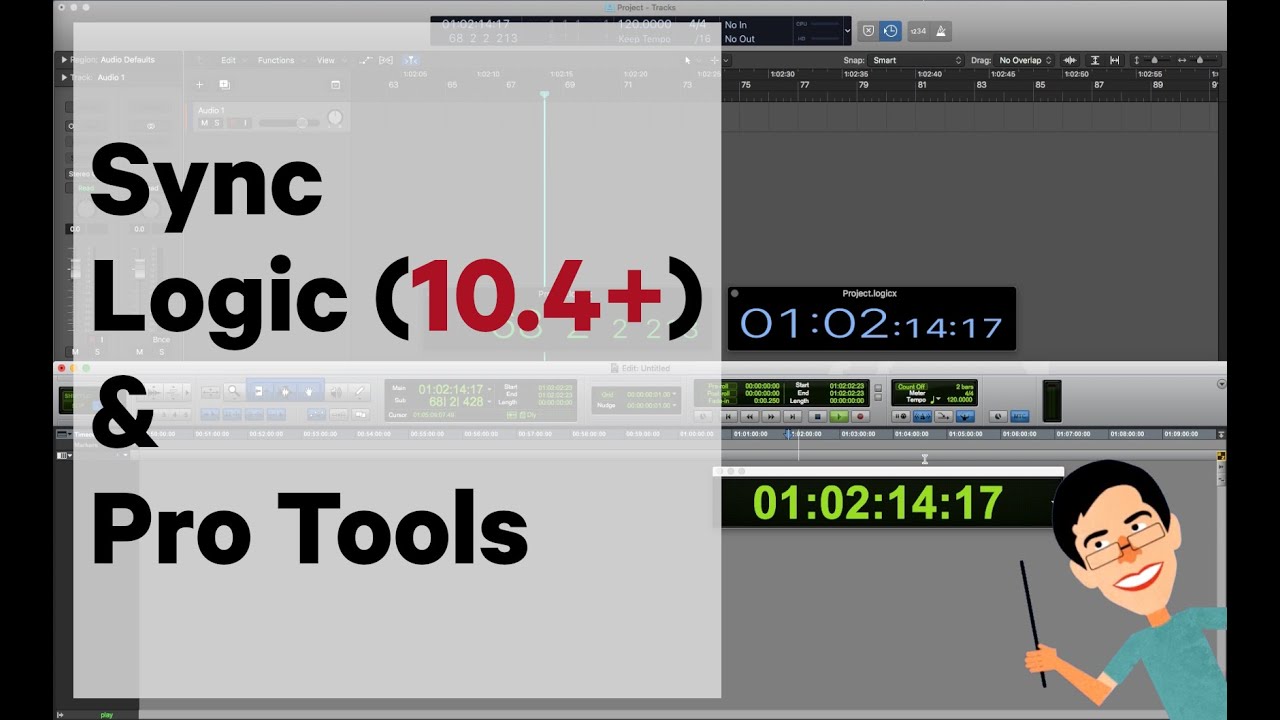 How to Sync Logic (10.4+) and Pro Tools - YouTube