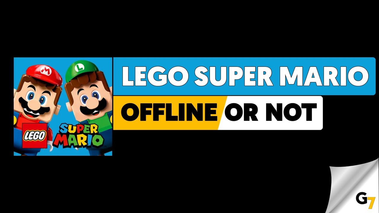 LEGO Super Mario game offline or online ? - YouTube