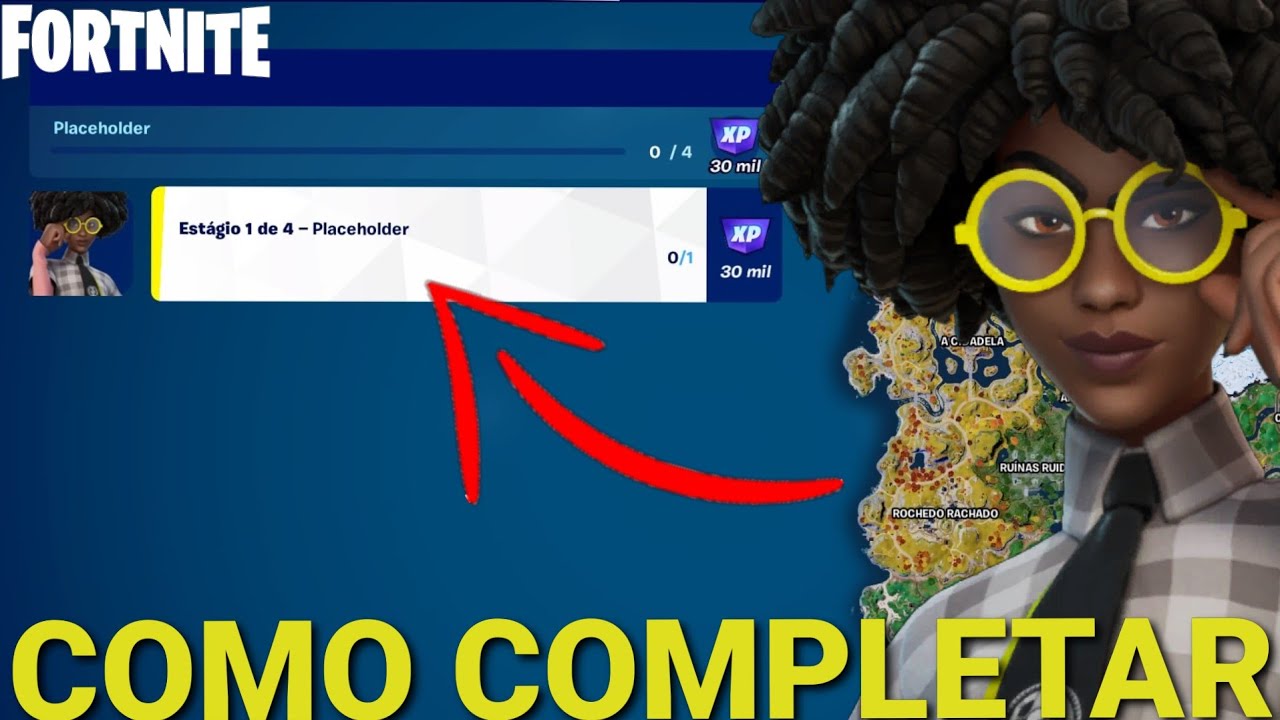 COMO COMPLETAR A MISSÃO PLACEHOLDER (MEMÓRIAS) - FORTNITE - YouTube