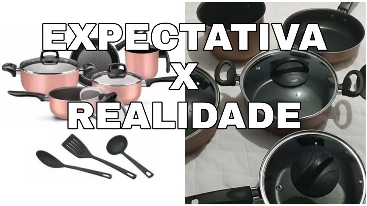 JOGO DE PANELAS ELEGAN ROSA 8 PÇS ME DECEPCIONEI | PANELAS ROSA ...