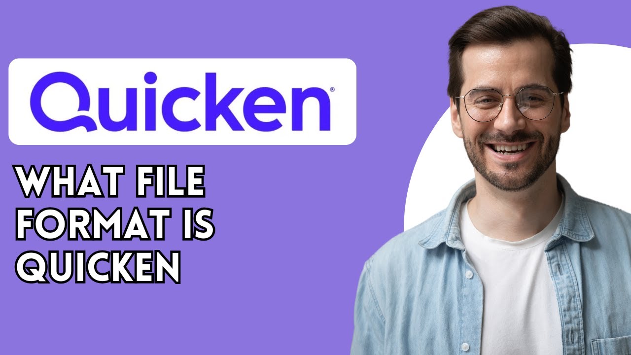 What file format is Quicken - YouTube