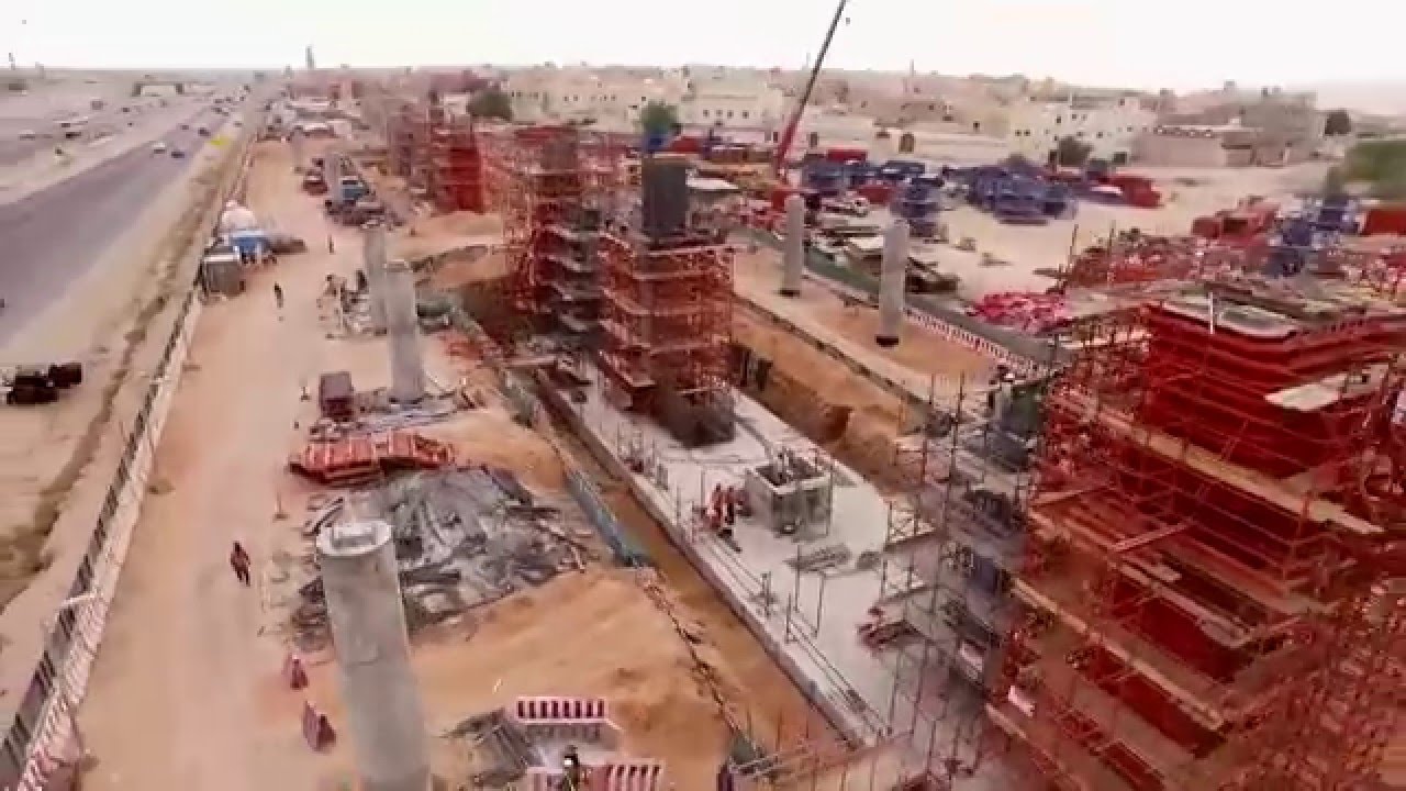 قطار الرياض | موجز لسير العمل بمشروع قطار الرياض - صفر1437هـ - YouTube