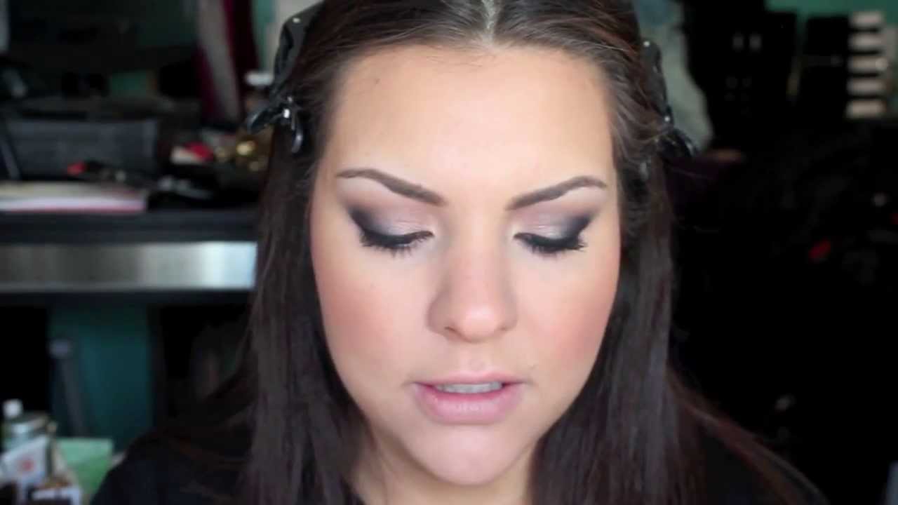 Getting Ready Navy Blue Smokey Eyes Youtube