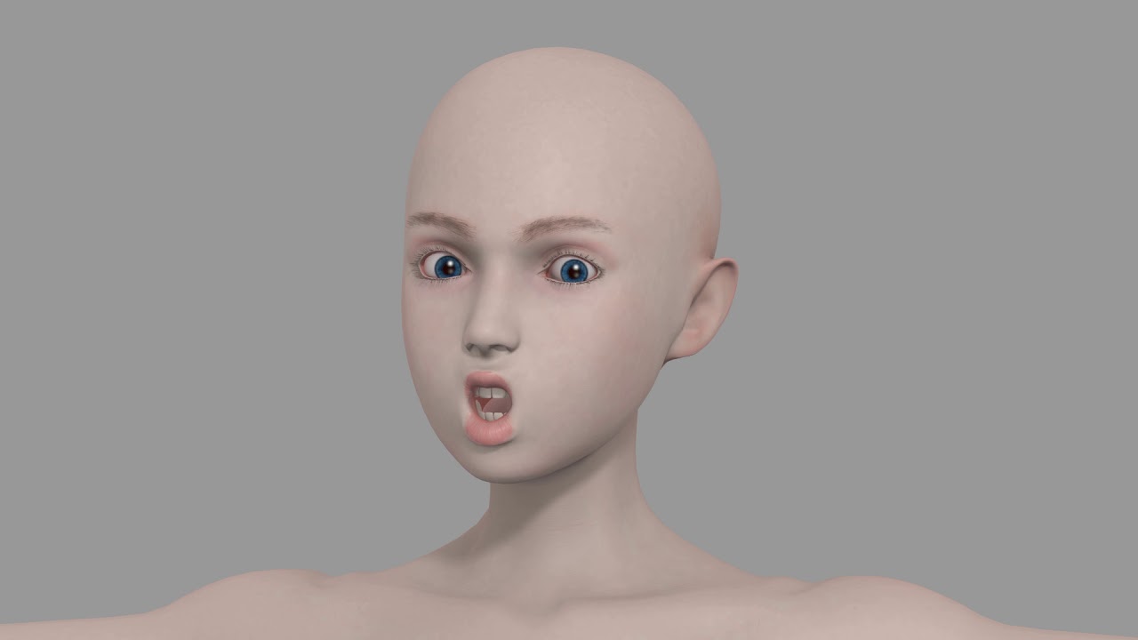 blender face animation and head movement from webcam - YouTube