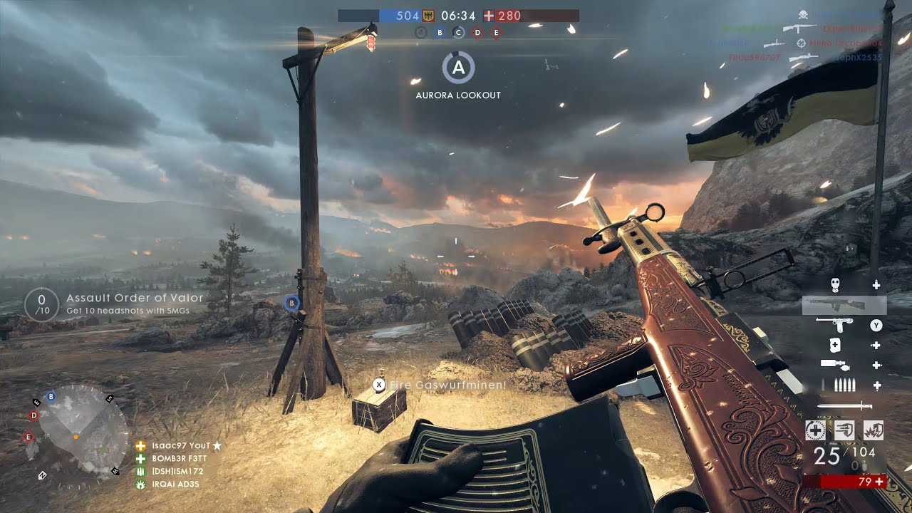 Battlefield 1: Conquest Assault gameplay (No Commentary) - YouTube