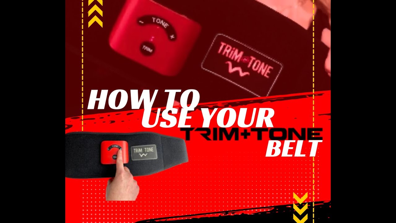 How To Use Your Trim and Tone Belt - YouTube