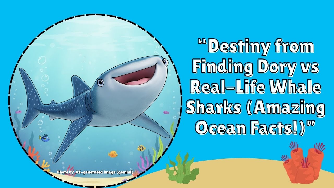 What Destiny from Finding Dory Teaches Us About Real Whale Sharks ...