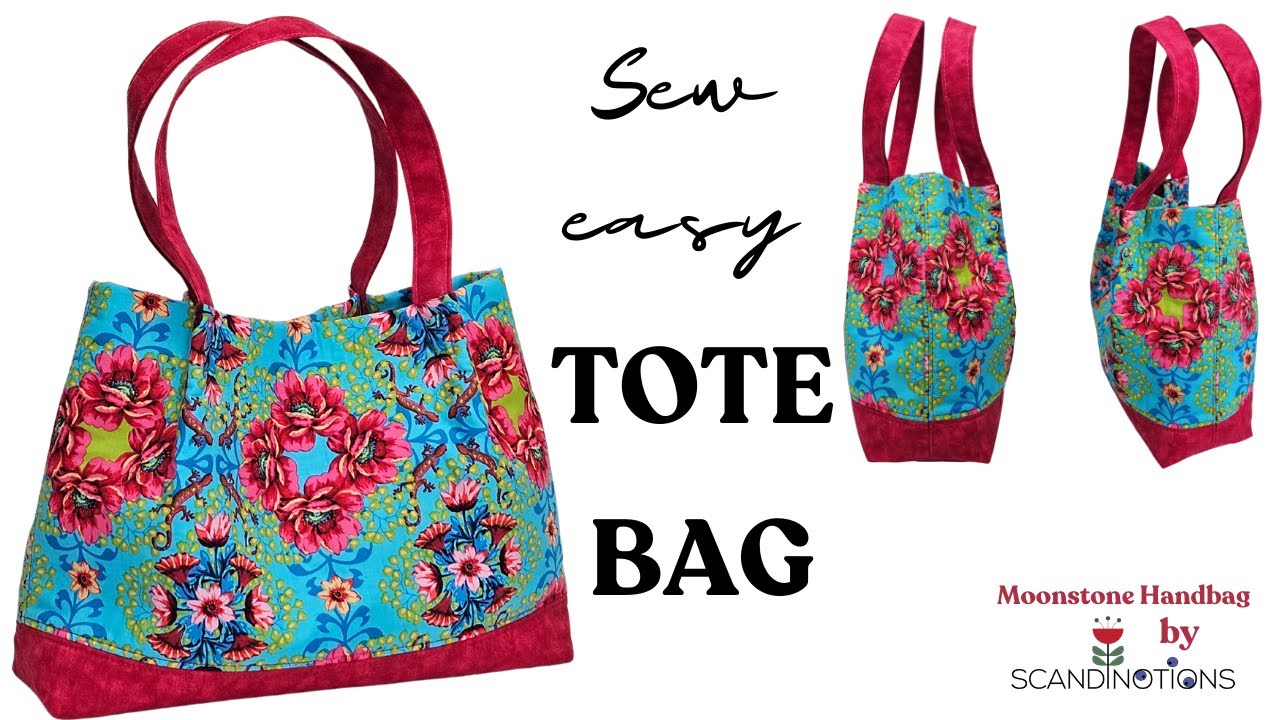 FREE SEWING PATTERN. How to sew a bag with no zipper. Easy! - YouTube