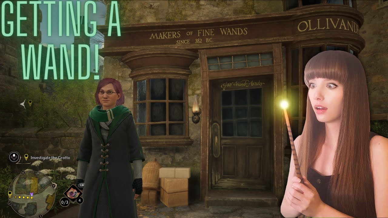 Going to Hogsmeade and getting a new wand!! || Hogwarts Legacy ...