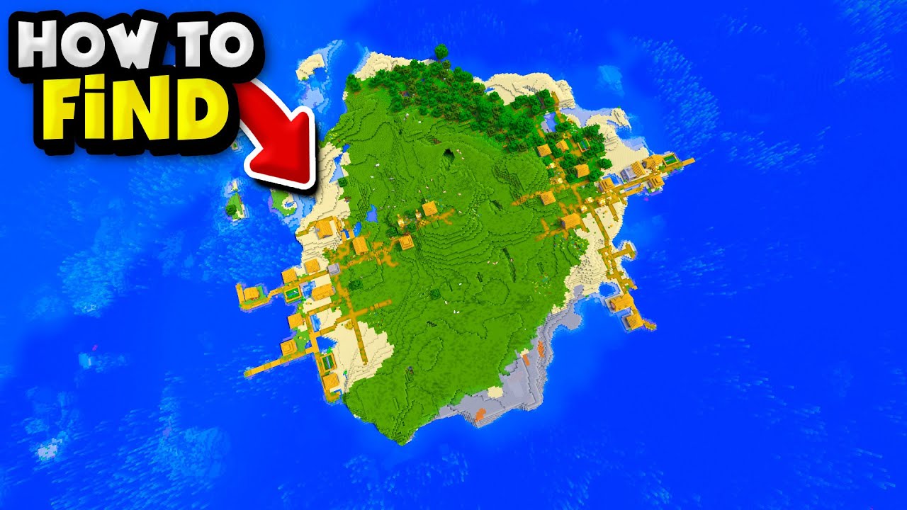 How To Find Double Village Island Seeds With Cubiomes Viewer! - YouTube