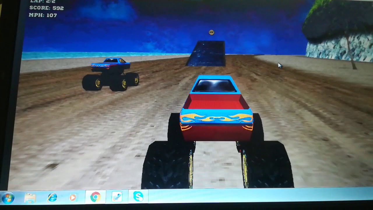 monster race 3d - YouTube