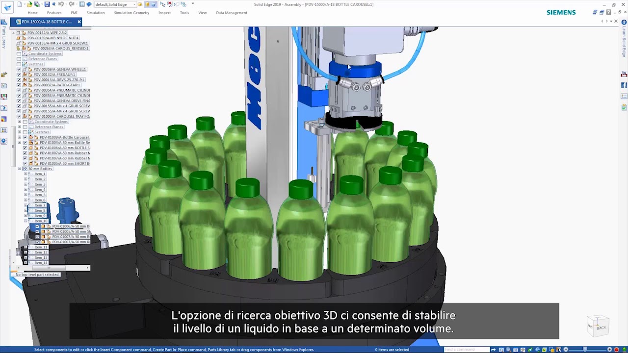 Progettazione meccanica con Solid Edge 2019 (ITALIANO) - YouTube