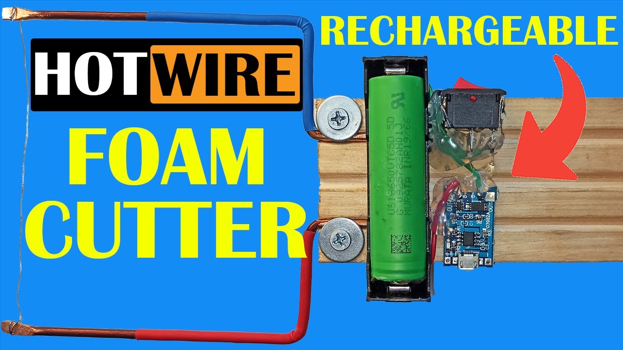 How to make a Hot Wire Foam Cutter | diy foam cutter | homemade tools ...