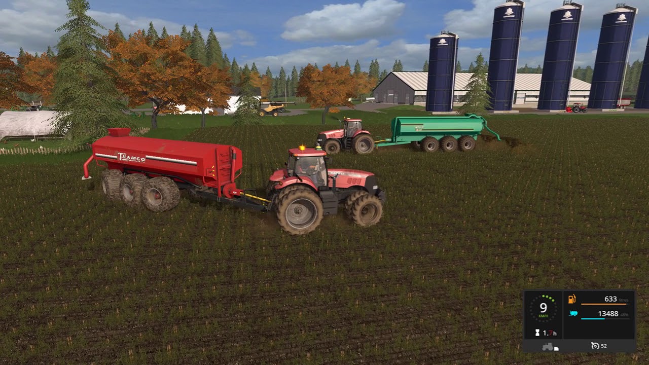 FS17: Liquid manure spreading!! - YouTube