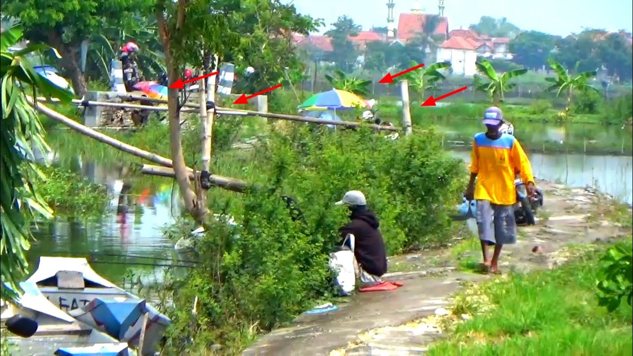 YA AMPUN,, HARI RAYA KE DUA ORANG YANG MANCING KESINI MAKIN BANYAK ...