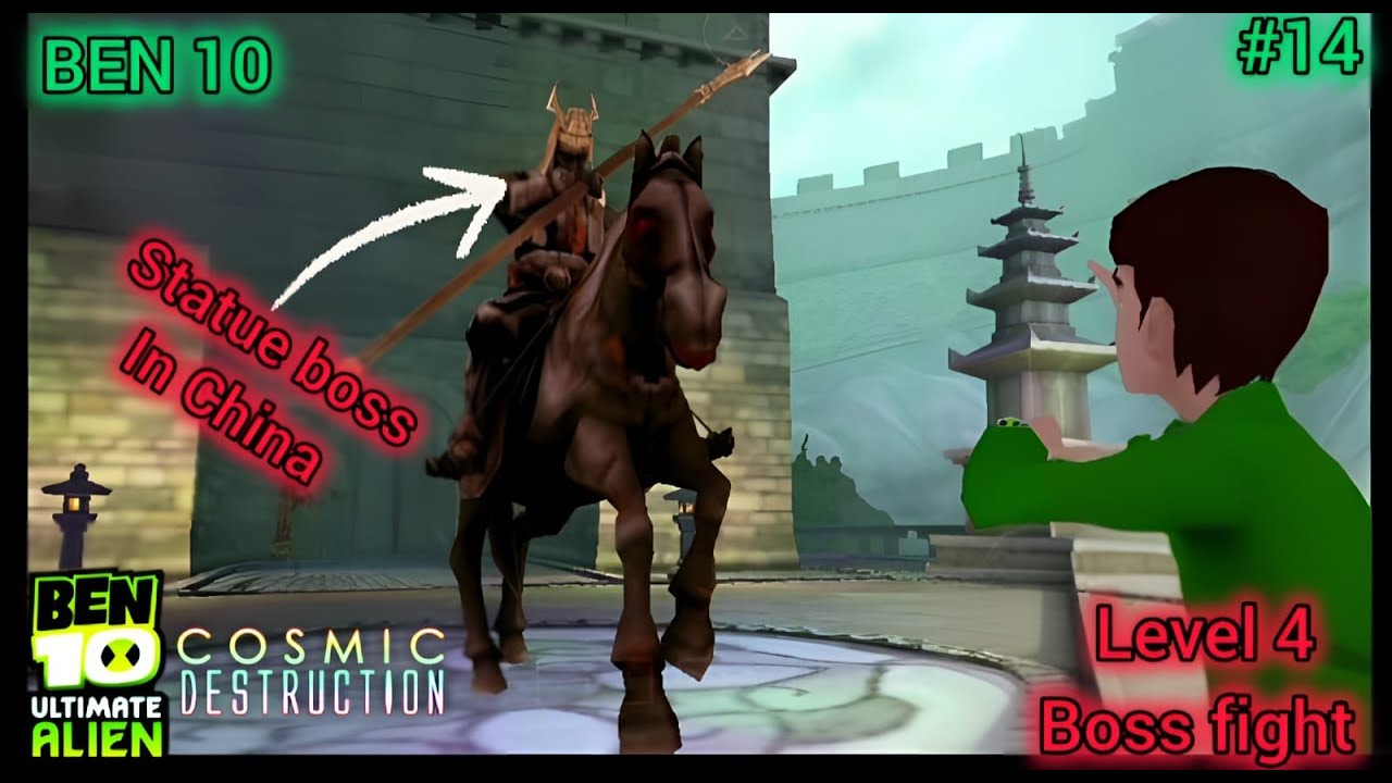 BEN 10 ULTIMATE ALIEN COSMIC DESTRUCTION - LEVEL 4 Statue Boss In China ...