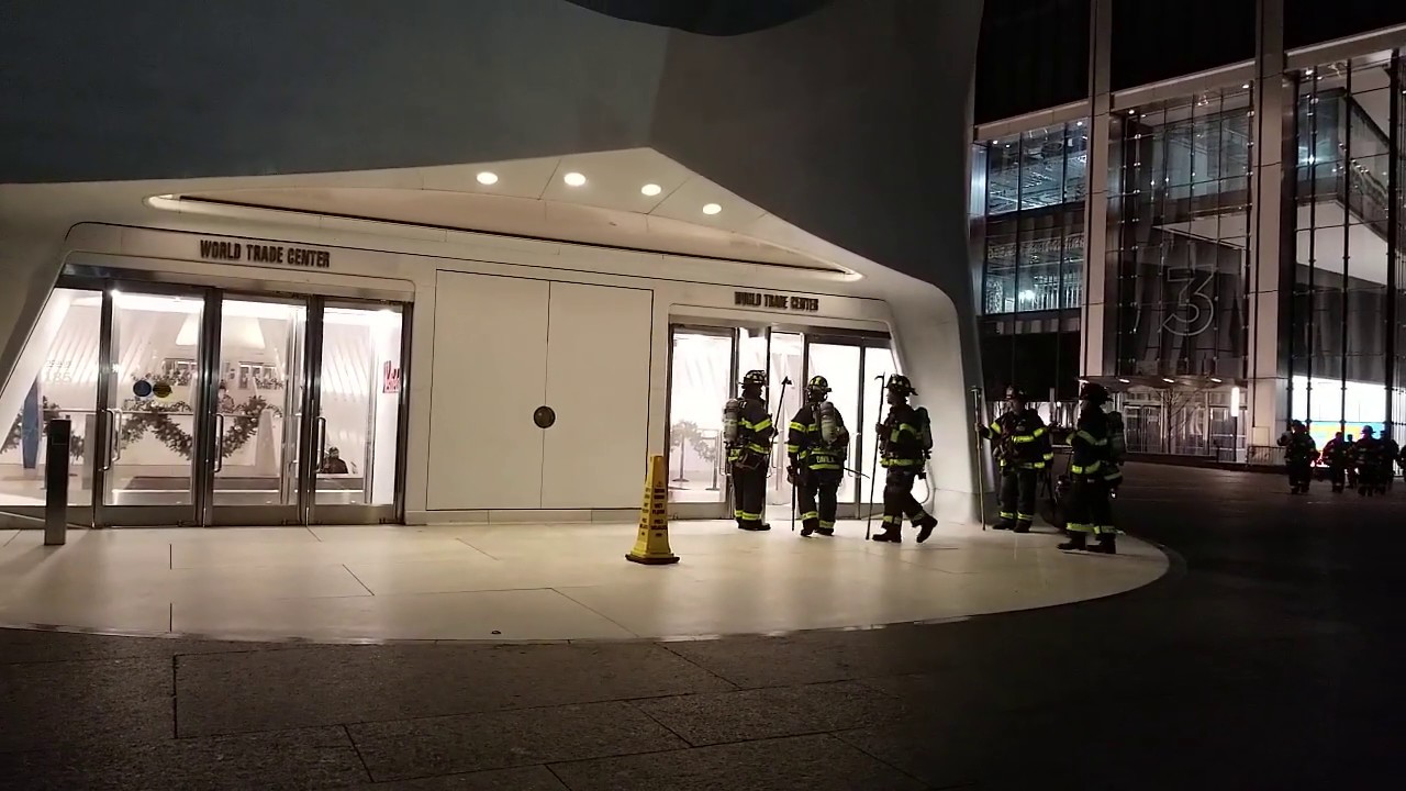 FDNY And NY JTTF Arriving At WTC PATH - YouTube