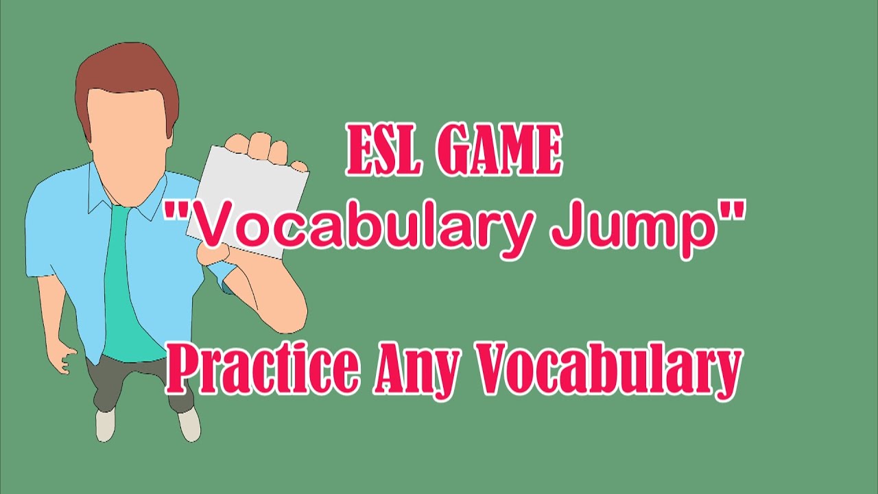 ESL Game: Vocabulary Jump [Practice Any Vocabulary] - YouTube