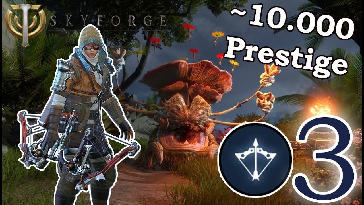 Skyforge - Archer 10k Prestige Alakur Island Solo - YouTube