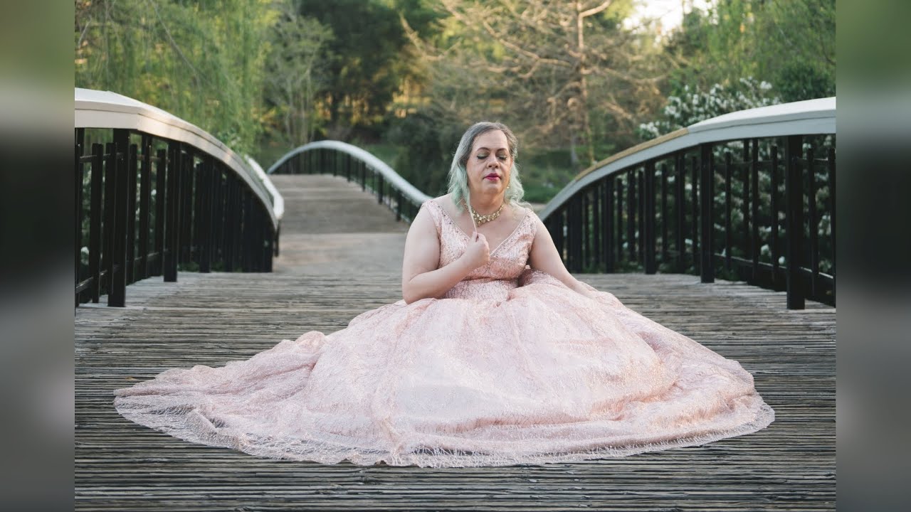 Quinceañera Dress Photo Shoot #3 | Crossdresser - YouTube